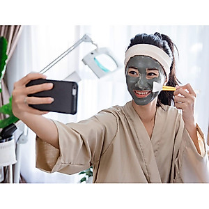 Patelai 20 Pieces Soft Silicone Facial Mud Applicator Clay Tools Face Mask Brushes Beauty Tools for Sleeping Mud Mask Hairless Body Lotion and Body Butter