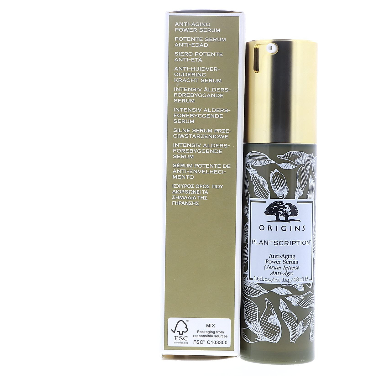 Origins 717334197800 Plantscription Anti-Aging Power Serum, 50ml/1.7oz