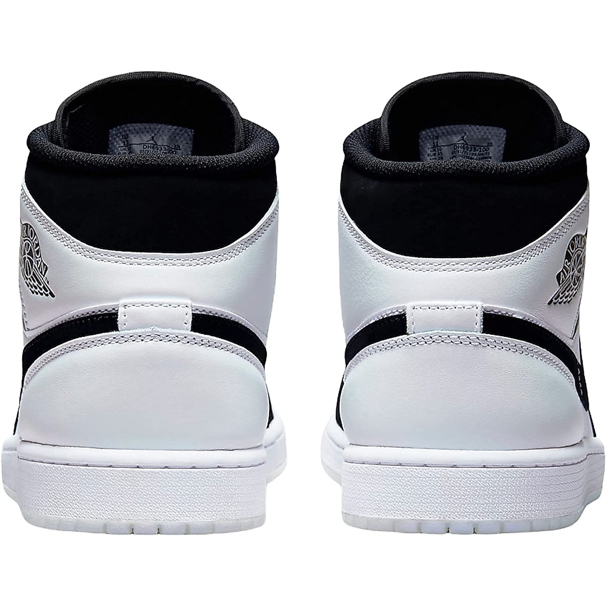 Nike Men's Air Jordan 1 Mid SE Shoes, White/Black-multi-color, 7.5