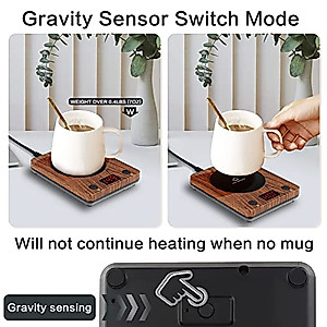 SEALON Coffee Mug Warmer for Desk - Electric Milk Tea Cocoa Beverage Coffee Cup Warmer Plate for Office Home Use with Auto Shut Off…