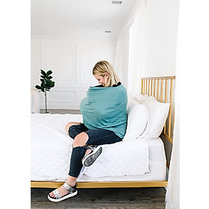 Copper Pearl Multi-Use Cover: Car Seat Covers, Nursing Cover, and Stroller Cover for Sun - Stretchy Fabric, All-Season Use, Stylish Designs, Easy Access for Moms - Journey