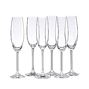 Lenox Tuscany Classics Set, Champagne Flutes, Buy 4, Get 6, 6 Count (Pack of 1), Clear,8 ounces.