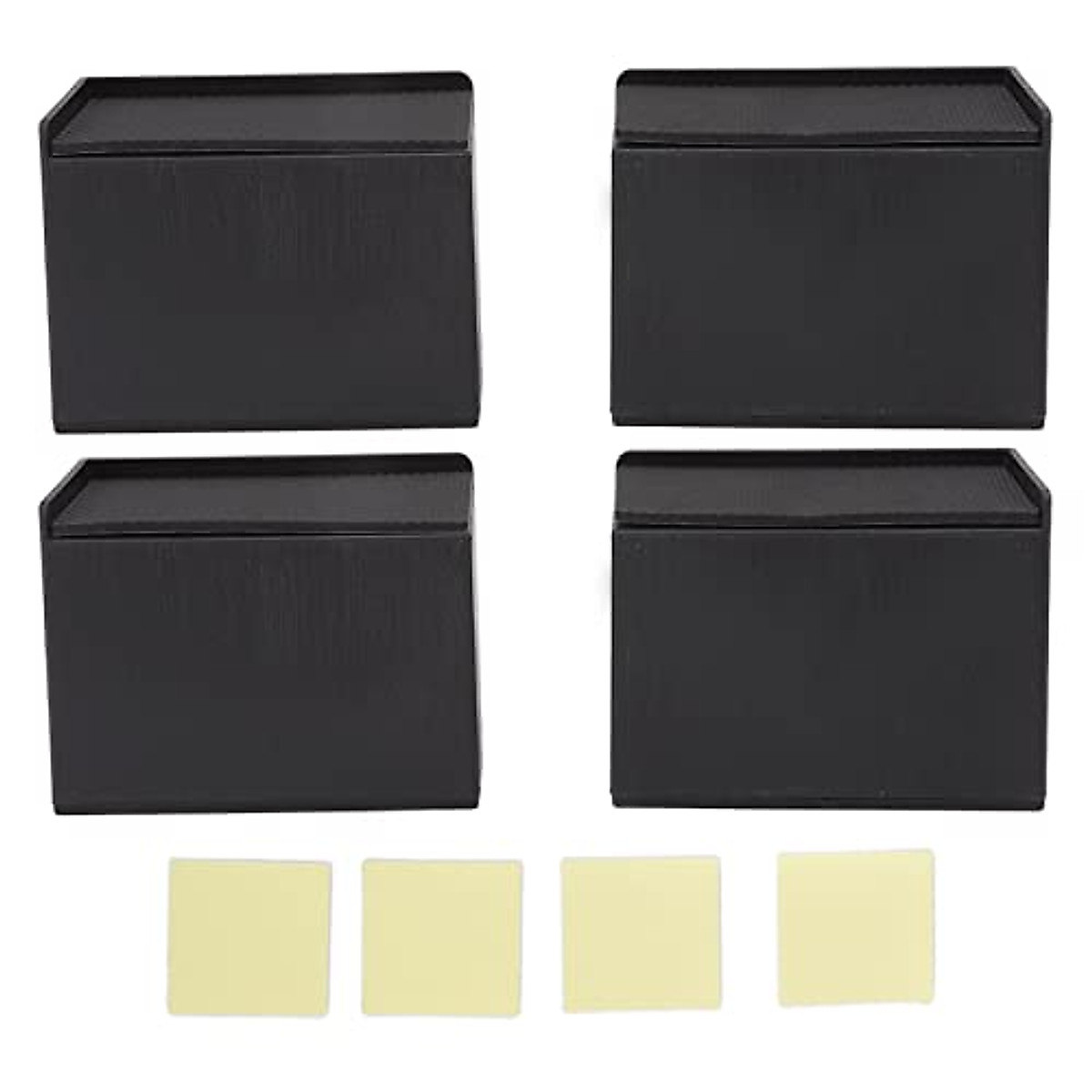 Fdit 4 Sets Furniture Riser Skid Avoidant Rubber L Shape Couch Risers Suitable for Bed Chair Washing Machine