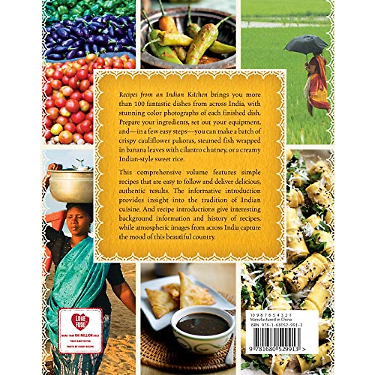 Recipes from an Indian Kitchen Cookbook: Authentic Recipes from Across the Kitchens of India with over 100 Indian Recipes