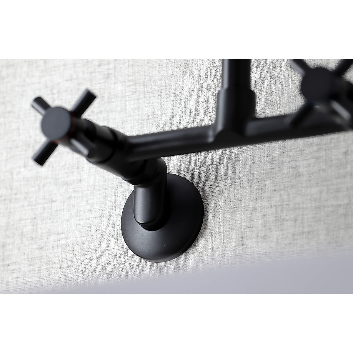 Kingston Brass KS423MB Concord Kitchen Faucet, Matte Black