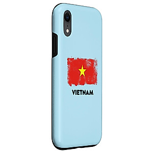 iPhone XR Vietnam Flag Red Yellow Case