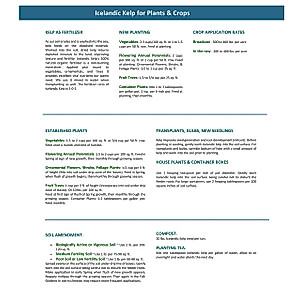 Icelandic Kelp Meal, 25lbs