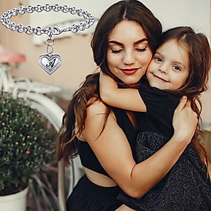 Vjoypro Mothers Day Gifts for Women Mom Daughter - Letter C Initial Bracelet Expandable Charm Bracelet Jewelry Gifts for Girls Teen Girls Birthday Gifts Initial Bracelet Jewelry