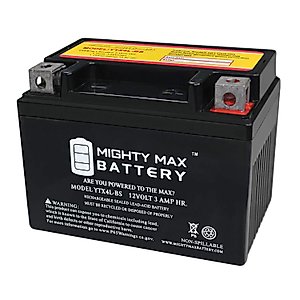 Mighty Max Battery YTX4L-BS Replacement for Scooter HONDA NB50 Aero 50CC 85-'87 Battery