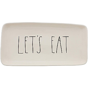 Rae Dunn platter Lets Eat