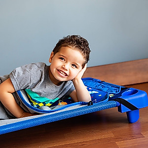 Wildkin Kids Modern Nap Mat with Reusable Pillow for Boys & Girls, Perfect for Elementary Sleeping Mat, Features Elastic Corner Straps, Soft Cotton Blend Materials Nap Mat for Kids (Out of this World)