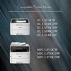 (5-Pack) TG Imaging 2K+C+Y+M Compatible TN227 Toner Cartridge Replacement for Brother TN223 TN-223 TN-227 MFC-L3710CW HL-L3290CDW Printer (High Yield)