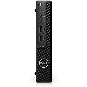 Dell OptiPlex 3080 Micro Desktop 128GB SSD (Intel Core i3-10100T, 8 GB RAM, 128 GB SSD, Win 10 Pro) PC Business Computer