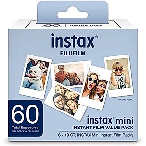 Fujifilm Instax Mini Instant Film Value Pack - 60 Photos