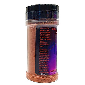 Carolina Reaper Chili Powder World's Wicked Reaper Hottest Powder 2 ounces