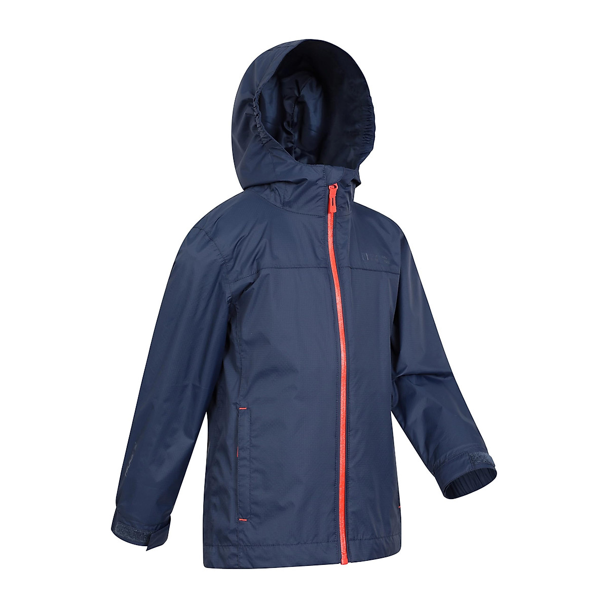 Mountain Warehouse Torrent Kids Waterproof Jacket - Rain Coat, Pockets Dark Blue 9-10 Years