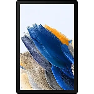 SAMSUNG Galaxy Tab A8 Android Tablet, 10.5” LCD Screen, 64GB Storage, Long-Lasting Battery, Kids Content, Smart Switch, Expandable Memory, Gray, SM-X200NZAZXAR (Renewed)