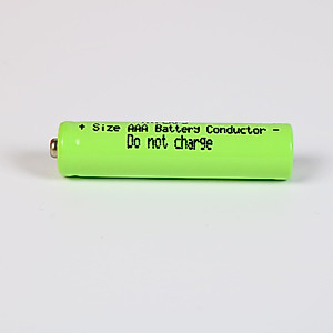 HYPERPS AAA Size Battery Placeholder Conductor Fake Dummy Battery Setup Shell(8-Pack)