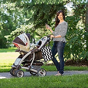 Skeddadles Baby Portable Changing Pad, 2 Wet/Dry Storage Areas, 2 Bags in 1!