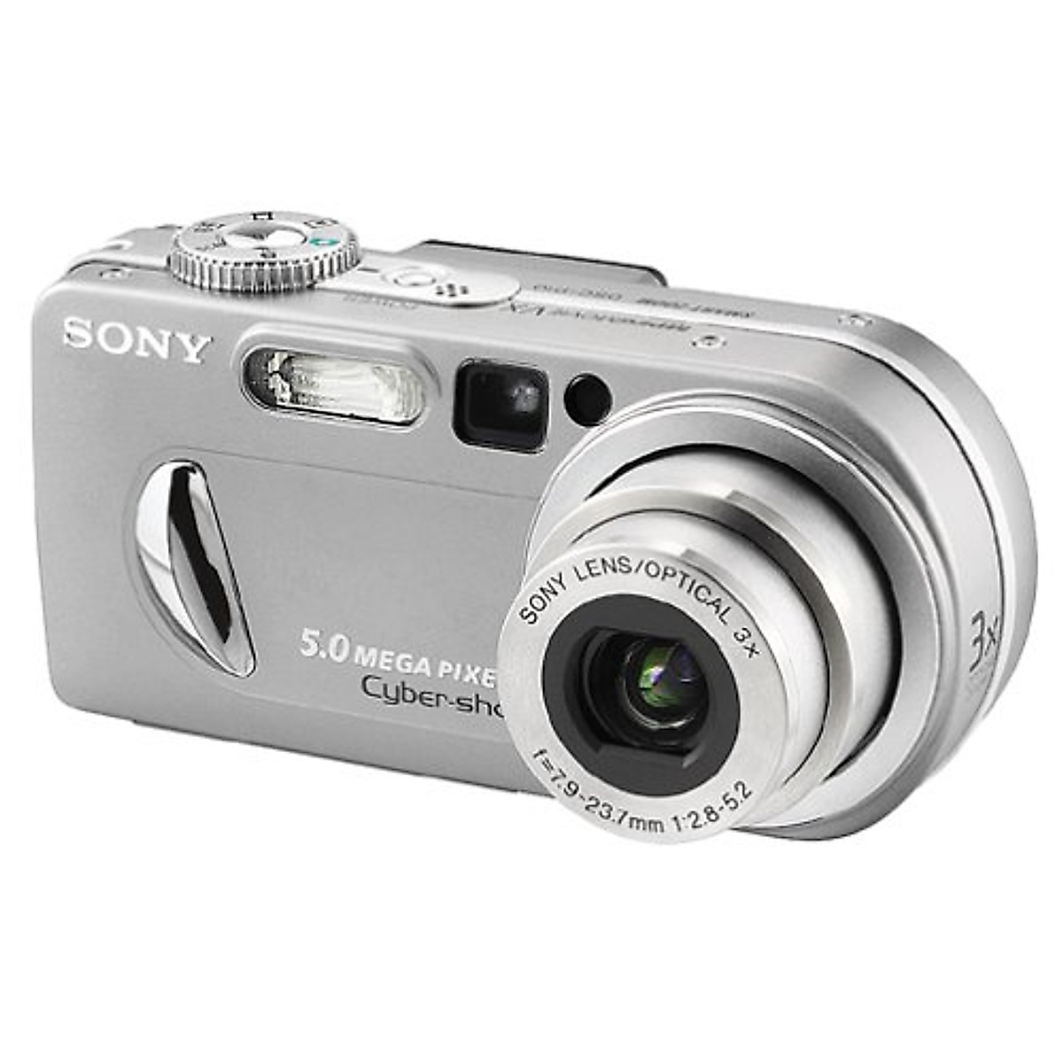 Sony DSCP10 Cyber-shot 5MP Digital Camera w/ 3x Optical Zoom