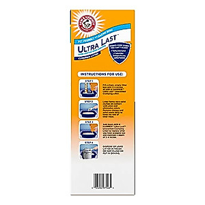 Arm & Hammer Arm Hammer Ultra Last Unscented Clumping Cat Litter, MultiCat 18lb, Pet Friendly with Baking Soda