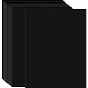 30 Sheets Black Cardstock 8.5 x 11 Thick Paper, Thick Card Stock Paper, Heavy Cardstock Paper for Invitations, Menus, Wedding, DIY Cards