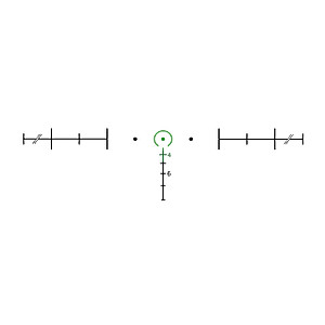Trijicon TA31H-68-G ACOG 4x32 Scope with Dual Illuminated Green Horseshoe 6.8 Ballistic Reticle and TA51 Mount