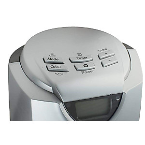 Comfort Zone Electric Oscillating Ceramic Tower Space Heater, Remote, Backlit Digital Thermostat & Temperature Display, Timer, & Overheat Sensor, Ideal for Home, Bedroom, & Office, 1,500W, CZ499R