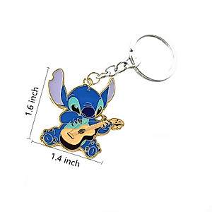 TV Movie Keychain, Anime Cartoon Zinc Alloy Key Chains, Gifts for Women, Men