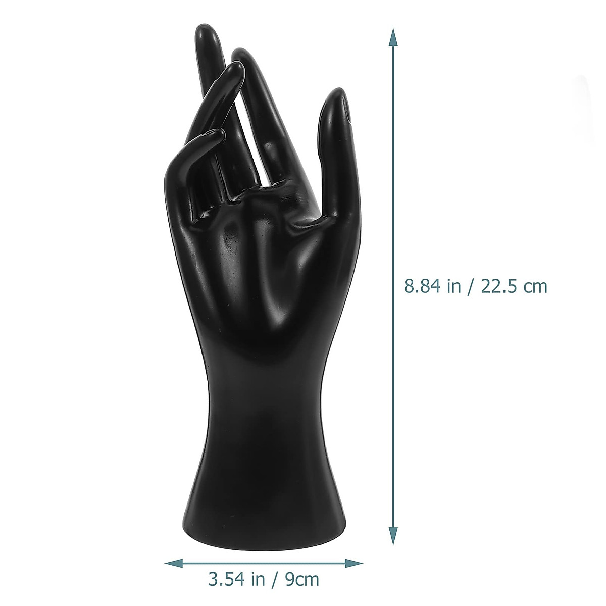 Cabilock 2pcs Hand Mold Ornaments Hand Jewelry Display Holder Mannequin Hand Display Necklace Holder Desktop Stand Bracelet Display Stand Female Mannequin Vinyl Human Body Wristband White