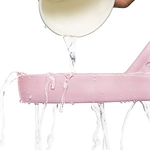 WOTTE Shower Sandals Women Quick Drying Bath Slippers Non Slip Dorm Shoes Size 9 Pink