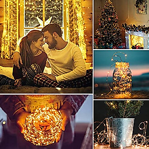 240 LEDS 78Ft Extra-Long Solar String Lights Outdoor,SUWITU Solar Fairy String Lights Waterproof with 8 Modes,Copper Wire Solar Twinkle Lights for Outside Garden Tree Yard Party Xmas Decor(Warm White)