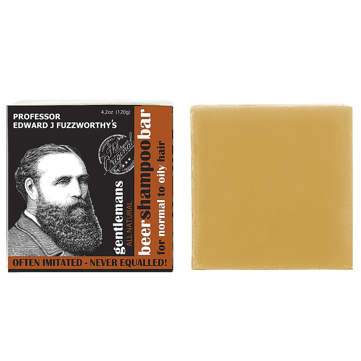 Professor Fuzzworthy Gentlemens Hair Shampoo Bars Grooming Kit for Men | 100% Natural Zero Waste All in One Hair Body Beard Bars
