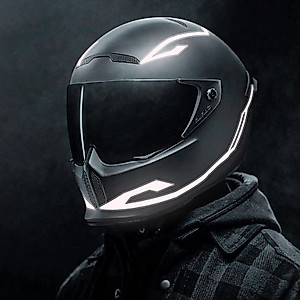 Motorcycle Helmet Light,3 Modes Driving EL Light Strips,Helmet Light Strip,Night Riding Signal Light Decoration Kit