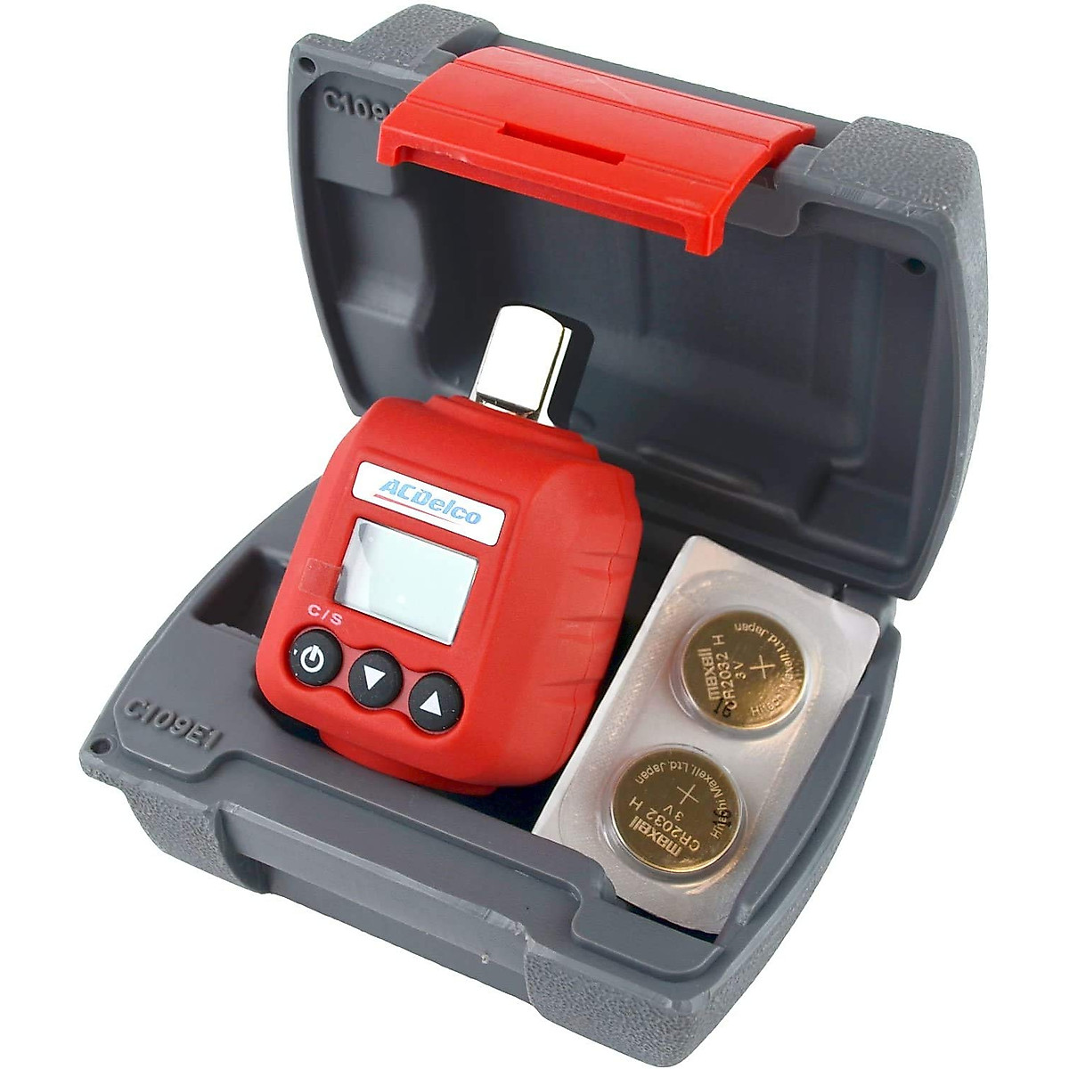 ACDelco ARM602-3 3/8” (5.9 to 59 ft-lbs.) Heavy Duty Digital Torque Adapter with Buzzer and LED Flash Notification – ISO 6789 Standards with Certificate of Calibration