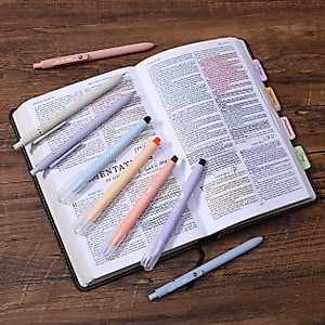 Mr. Pen- Bible Highlighters and Pens, 8 Pack, Pastel Barrel, Gel Highlighters, Gel Highlighter No Bleed Through, Bible Highlighters No Bleed, Bible Journaling Kit, Gel Pens and Highlighters