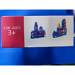 AOMIKS 154 Pcs Magnetic Building Blocks Educational & Inspirational Magnetic Stacking Blocks Mini Magnetic Tiles Construction Toys Building Set for Kids Birthday Gift for Girls Boys Ages 3-12