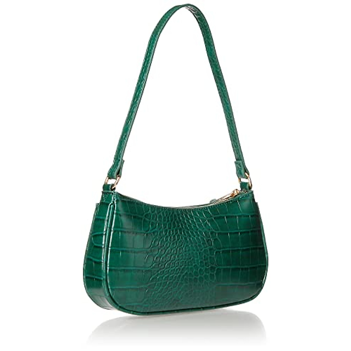 The Drop Women's Melanie Small Shoulder Bag, Dark Green, One Size