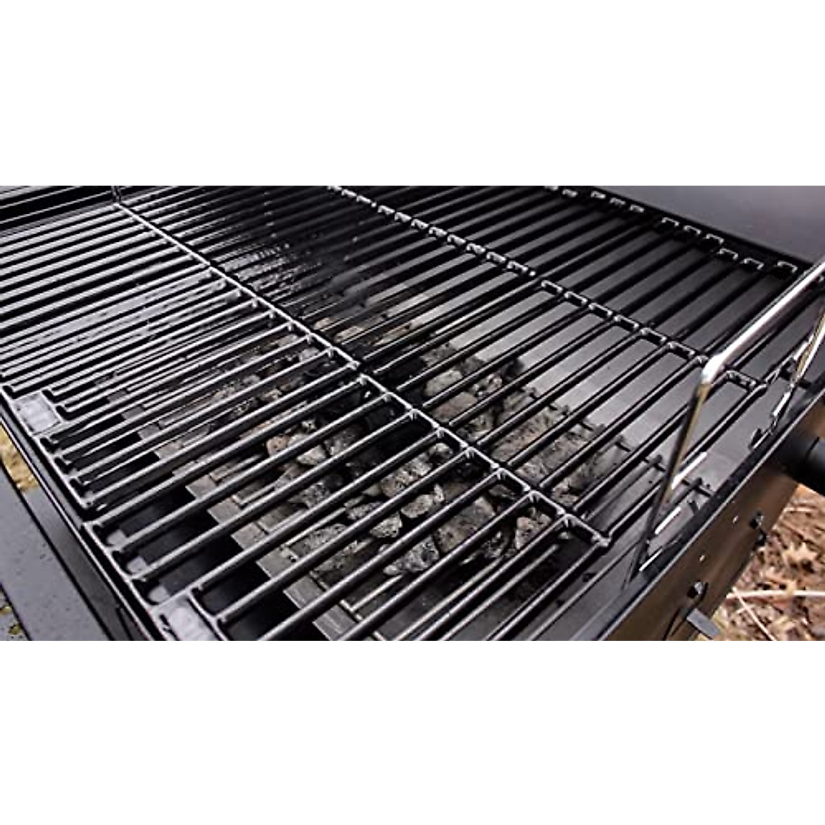 BBQSTAR 19-3/4 Inch Glossy Porcelain-Enameled Cast-Iron Grill Cooking ...