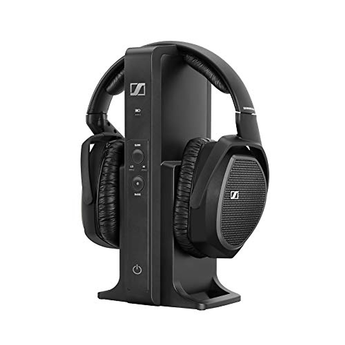 Sennheiser RS 175 RF Wireless Headphone System for TV Listening with Bass Boost and Surround Sound Modes,Black