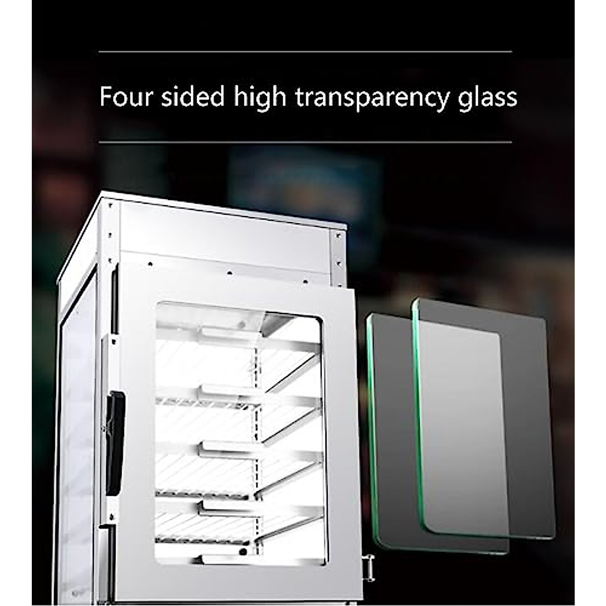 5-Layer Electric Hot Food Warmer,Steamed bun Warmer Machine,Commercial Bun Steamer,Food Steamer Warmer with 30-110℃ Temperature Range for Store Buffet Restaurant,etc.1200W