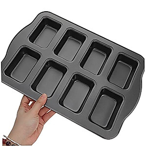 RORPOIR Square Tool Square Cake Pans Square Baking Dish Mini Loaf Tin Mini Loaf Tins Cupcake Tins Bread Pans Square Cupcake Pans Kitchen Cake Pan Small Baking Dish Brownie Muffin To Bake