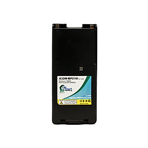 Two-Way Radio Batteries and Chargers (1600mAh, 7.2V, NI-MH) for Icom IC-A24E, ICOM BP-209, BP-210, BP-222, BP-209N, BP-210N, BP-222N, IC-A6, IC-A6E, IC-A24, IC-A24E, IC-F30GT, IC-F30GS, IC-F40GT