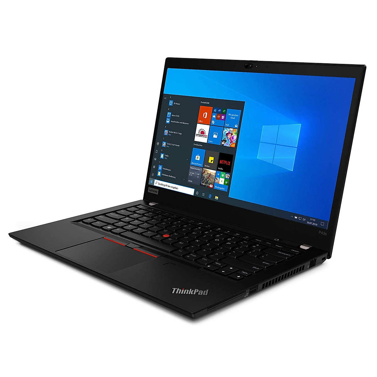 Lenovo ThinkPad P43s 14" FHD (1920x1080) Mobile Workstation Laptop (Intel Quad Core i5-8365U,16GB RAM, 512GB SSD, Nvidia Quadro P520 2GB Graphics) Backlit, Fingerprint, Webcam, Win 10 Pro