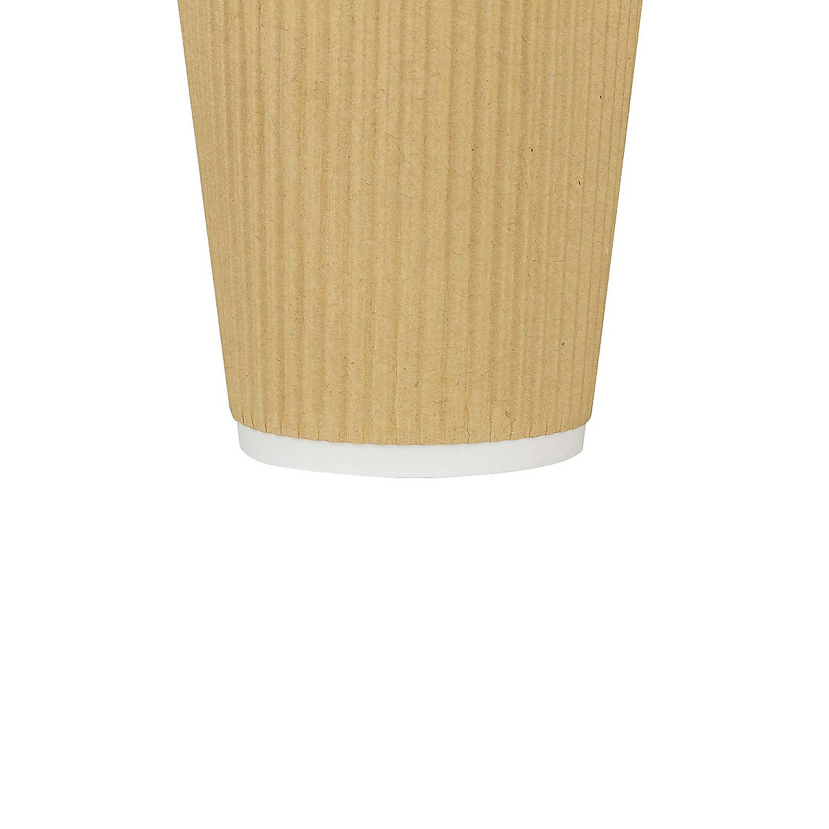 Karat C-KRC512 12 oz Ripple Paper Hot Cup (90mm Diameter), Kraft (Case of 500)