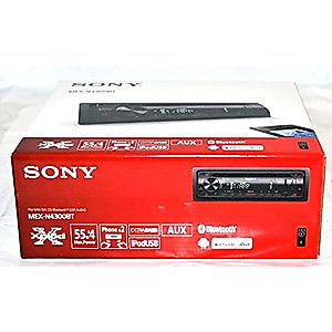 Sony MEX-N4300BT Built-in Dual Bluetooth Voice Command CD/MP3 AM/FM Radio Front USB AUX Pandora Spotify iHeartRadio iPod / iPhone Siri and Android Controls Car Stereo Receiver (Renewed)