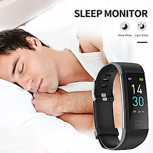 Yihou IP68 Fitness Tracker Waterproof Step Counter Smart Watch Activity Tracker Pedometer Message Reminder Sport Digial Watch for Women Men