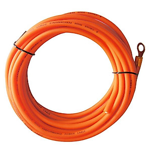 ROCK DIRECT True Spec 8 Gauge Car Audio Cable Amp Wiring Kit - 2 Channel CCA Power Cable Amplifier Install Wiring Kit with Tinned OFC RCA Cable