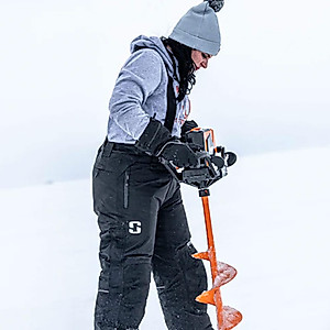 Striker Women's Prism Durable Breathable Water-Resistant Outdoor Ice Fishing Pant with Sureflote Flotation Technology, 8 Black