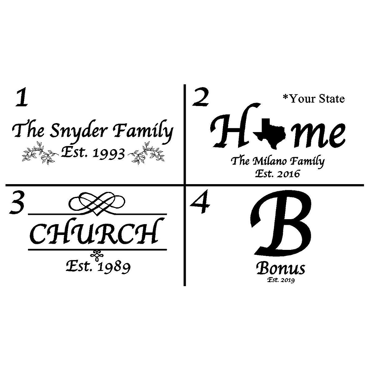 Custom Texas Black Slate Cutting Board, Serving Tray, or Cheese Board- Personalized with Laser Engraving